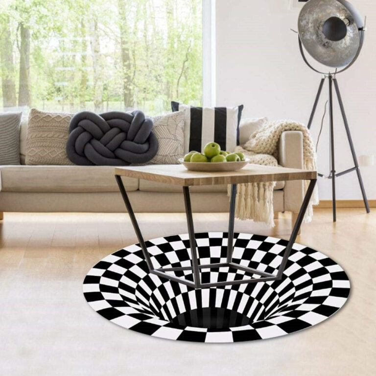 3D Vortex Illusion Rug - Junional