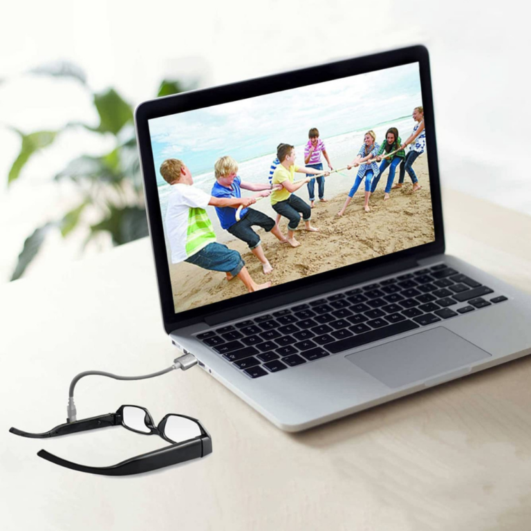 Clear View 4K Video Recording Surveillance Camera Eye Glasses - Junional